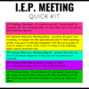 IEP Meeting Help! - Positively Learning