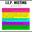 IEP Meeting Help! - Positively Learning