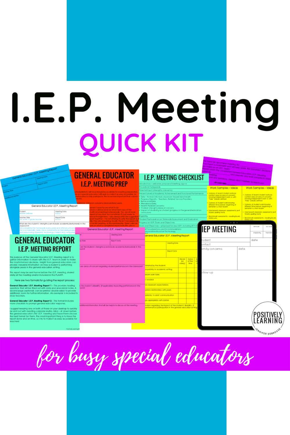 IEP Meeting Help! - Positively Learning