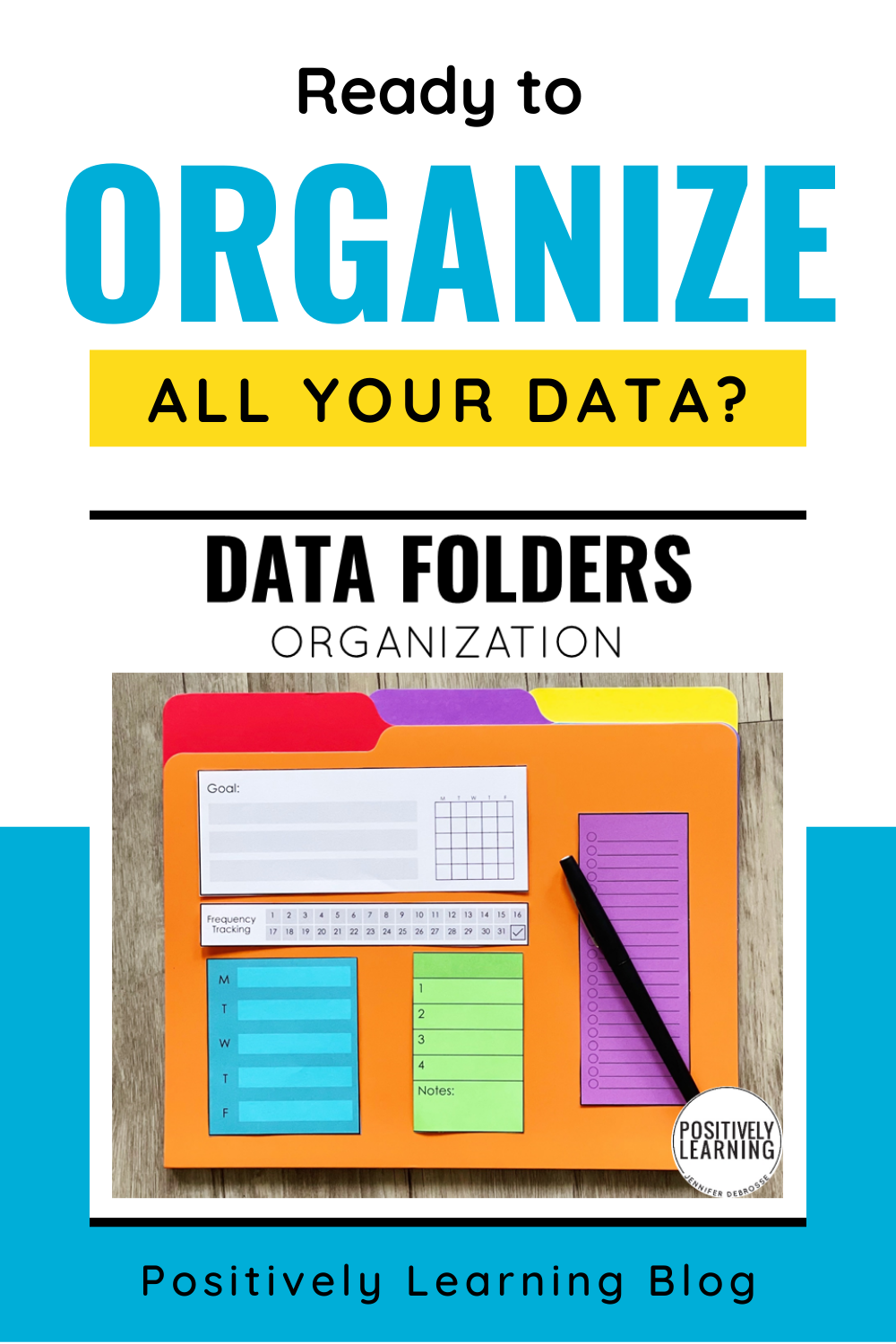 Data File Folder Organization - Positively Learning