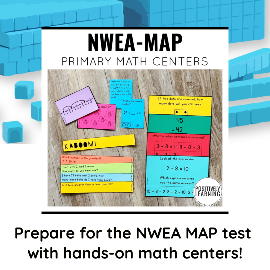 Math Centers and Test Prep Games - Positively Learning