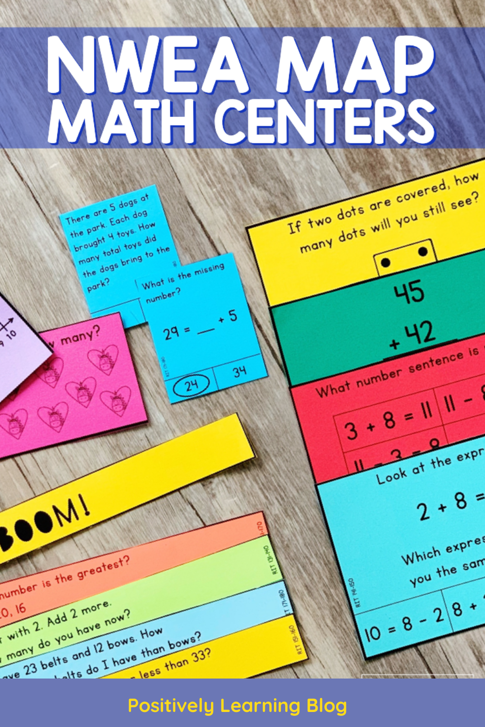 Math Centers and Test Prep Games - Positively Learning