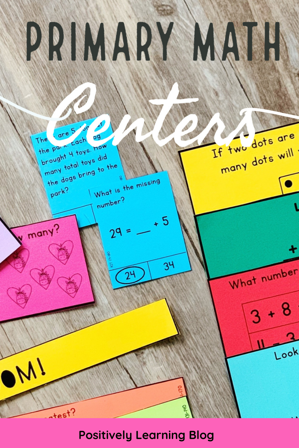 Math Centers and Test Prep Games - Positively Learning