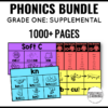 First Grade Phonics Intervention Bundle - Positively Learning