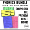 First Grade Phonics Intervention Bundle - Positively Learning