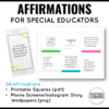 Positive Affirmations for Teachers - Positively Learning