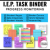 IEP Goal Binders Student Work - Positively Learning