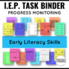 IEP Goal Binders Student Work - Positively Learning