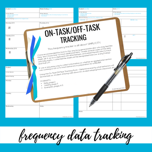 Data Tracking for Challenging Student Behaviors - Positively Learning
