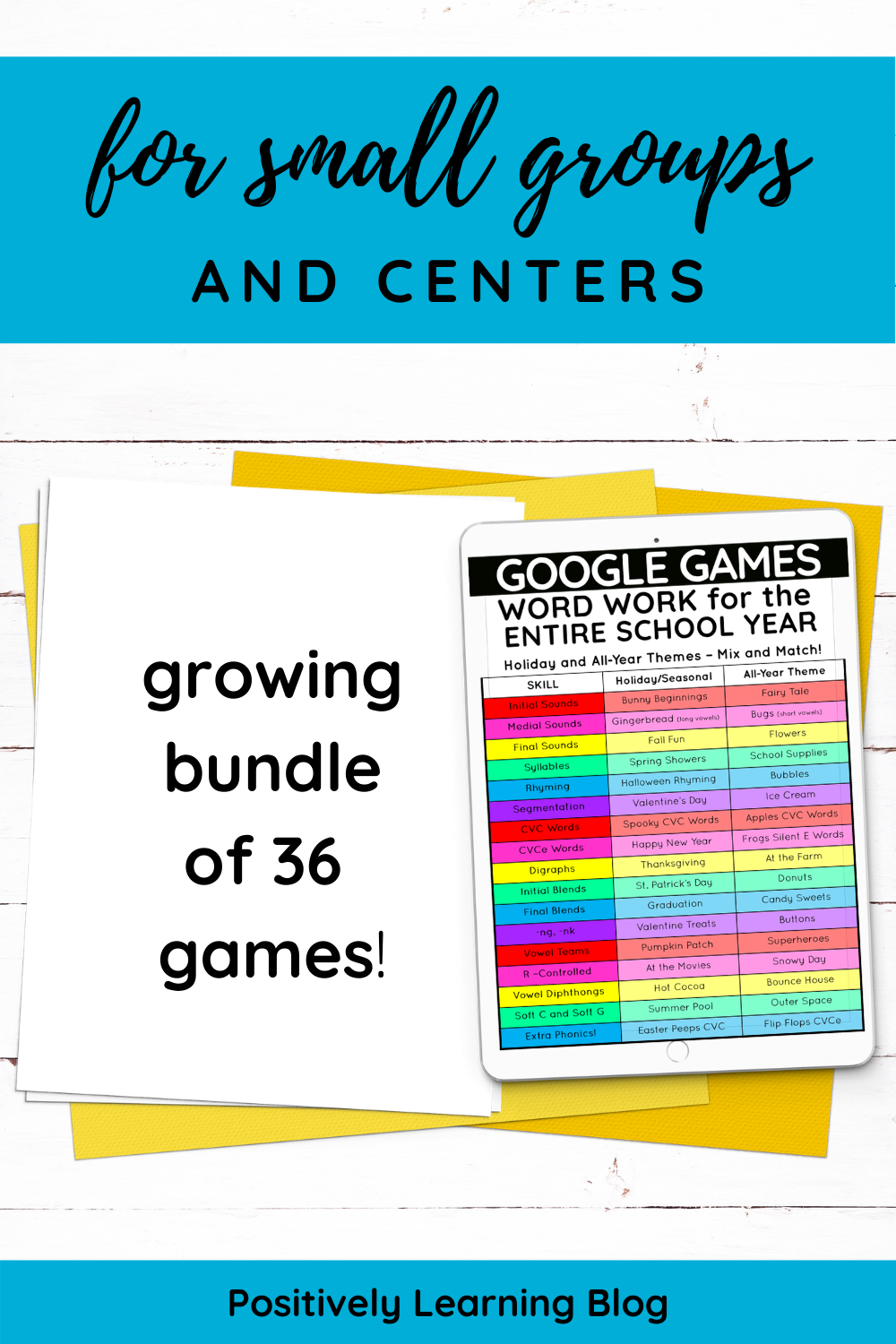 Digital Word Work Games - Positively Learning