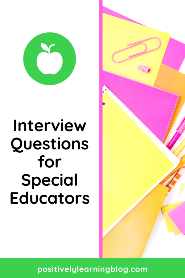 Interview Questions for Special Educators - Positively Learning