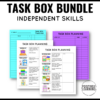 Task Boxes for Independent Work Systems - Positively Learning