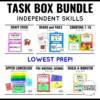 Task Boxes for Independent Work Systems - Positively Learning