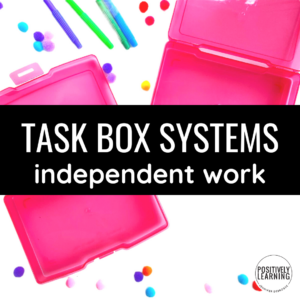 How to Use Task Boxes for Independent Work in Special Education ...