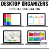 Special Education Teacher Desktop Wallpaper Organizer - Positively Learning