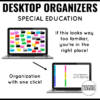Special Education Teacher Desktop Wallpaper Organizer - Positively Learning