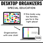 Special Education Teacher Desktop Wallpaper Organizer - Positively Learning