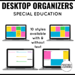 Special Education Teacher Desktop Wallpaper Organizer - Positively Learning