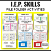 IEP Skills File Folder Activities - Positively Learning