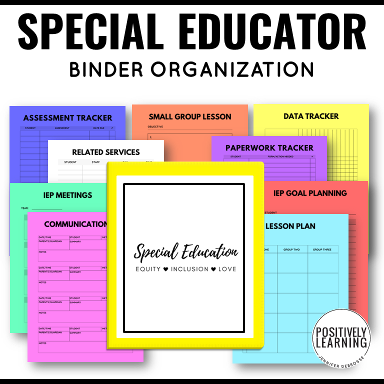 New Special Educators Teaching Binder - Positively Learning