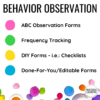 Behavior Observation Forms for Special Education - Positively Learning