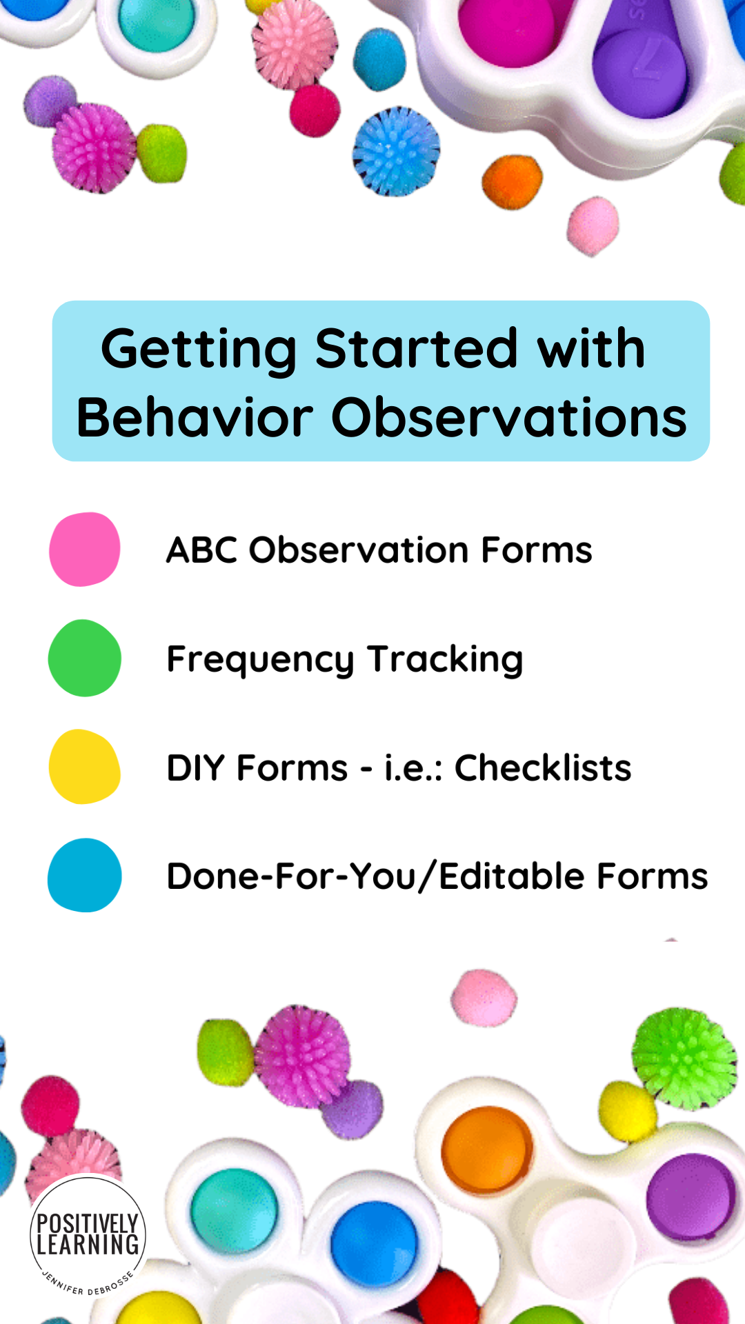 Behavior Observation Forms for Special Education - Positively Learning