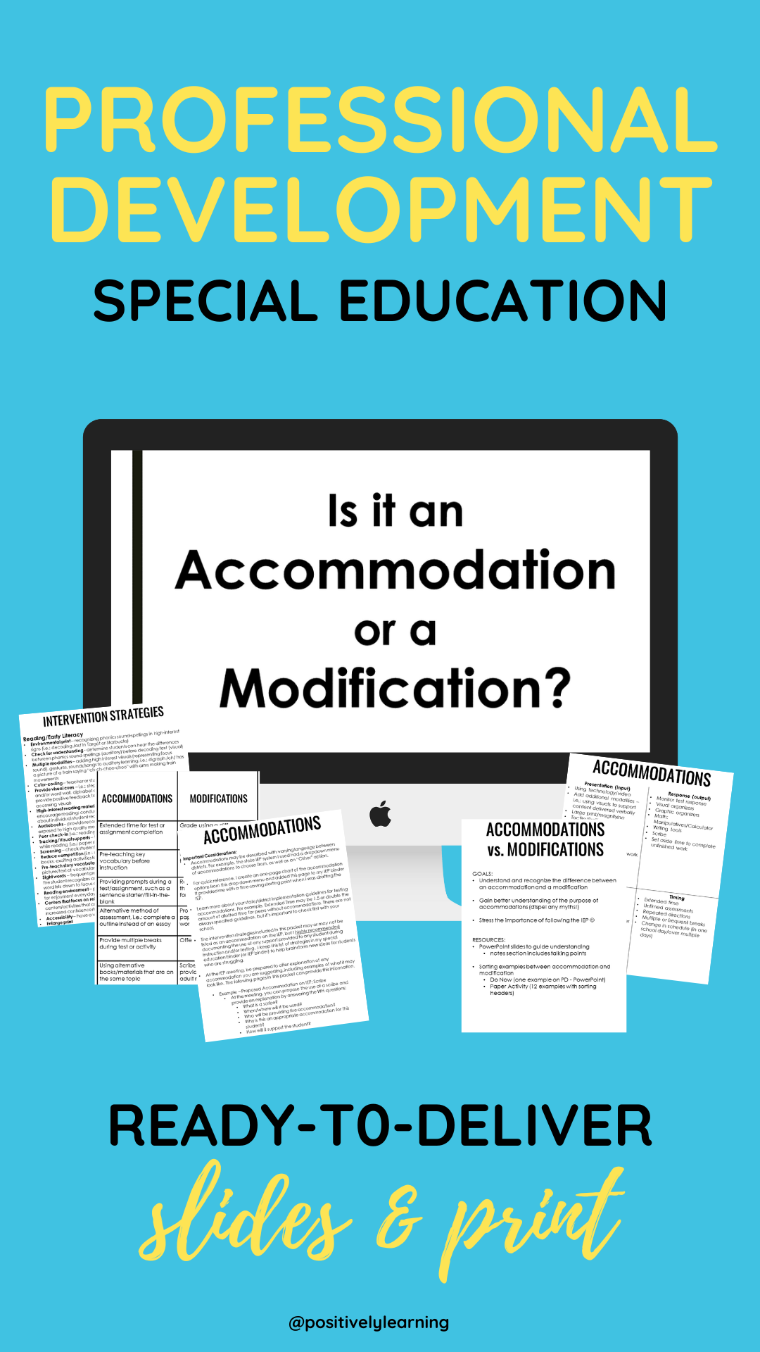 Is it an Accommodation or a Modification? - Positively Learning