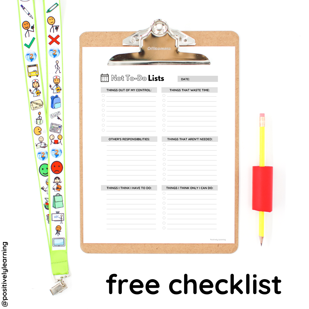Special Educators Checklist - Positively Learning
