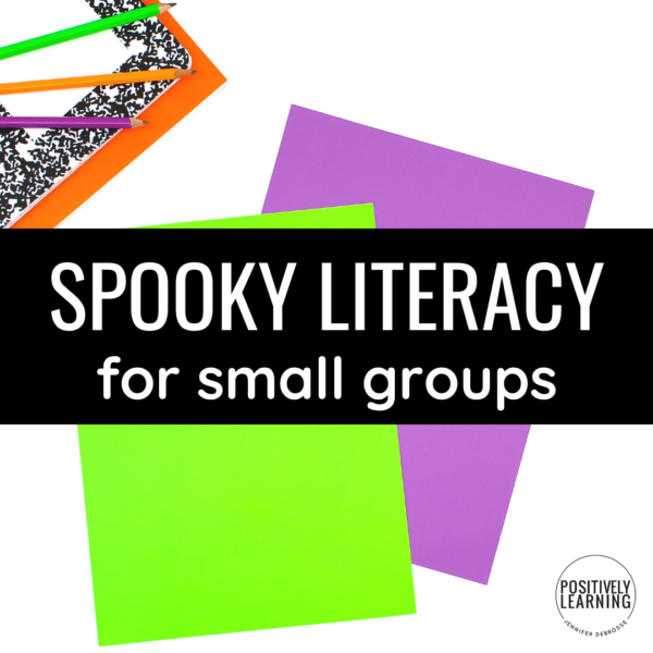 Literacy Intervention Ideas for Halloween - Positively Learning