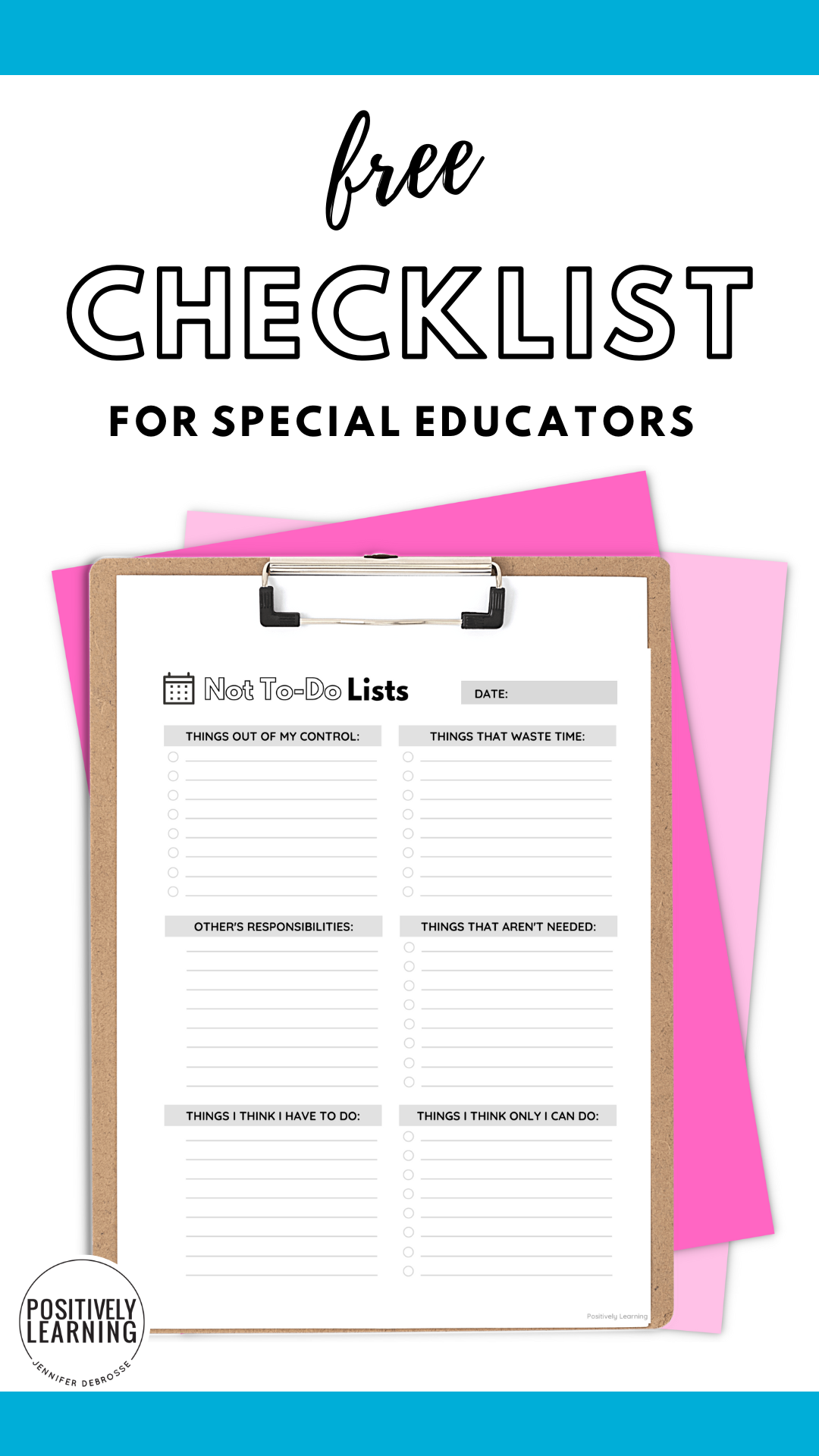 Special Educators Checklist - Positively Learning