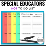 Special Educators Checklist - Positively Learning