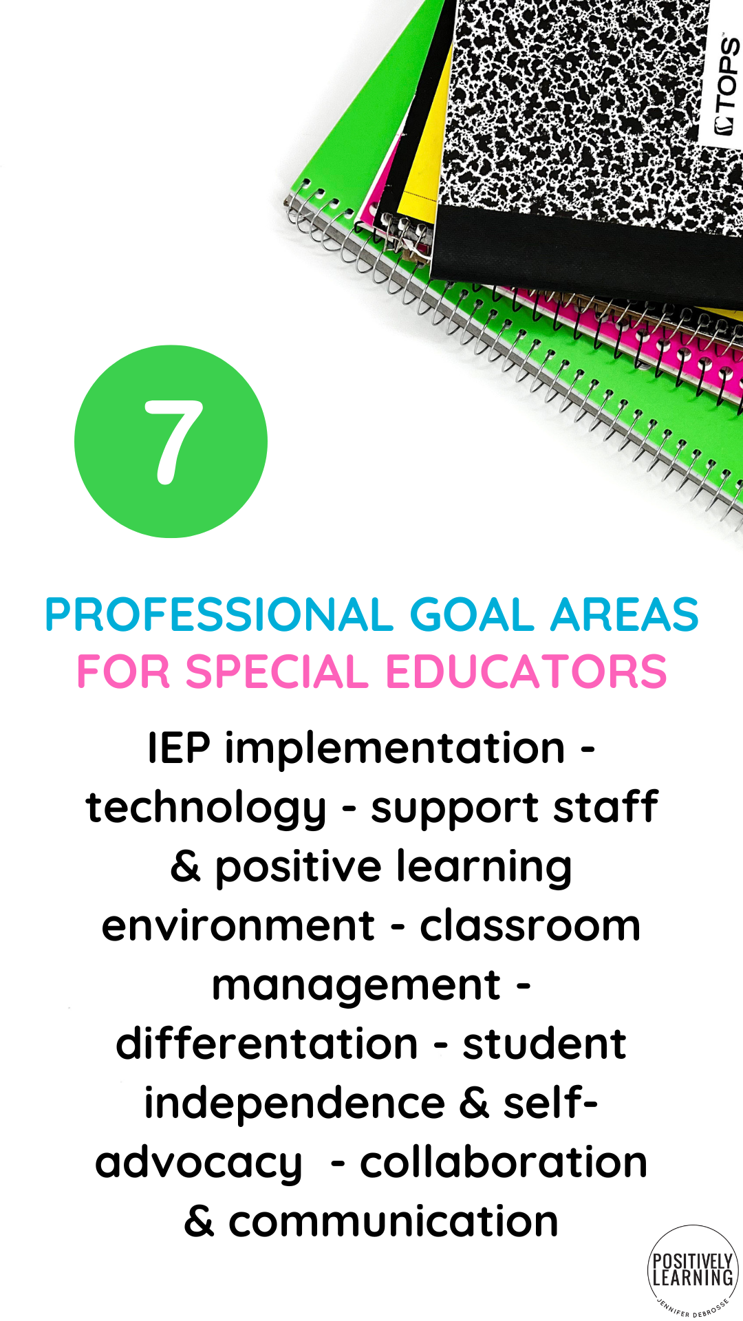 Professional Goals for Special Education Teachers - Positively Learning
