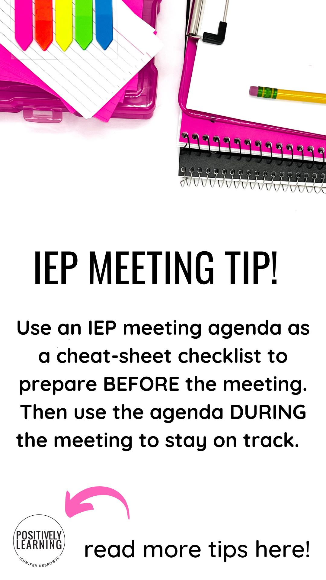 IEP Meeting Agenda Tips - Positively Learning
