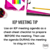 IEP Meeting Agenda Tips - Positively Learning