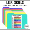 Using File Folder Activities in Special Education - Positively Learning