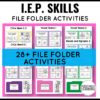 Using File Folder Activities in Special Education - Positively Learning