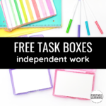 Free Task Boxes for Special Education - Positively Learning