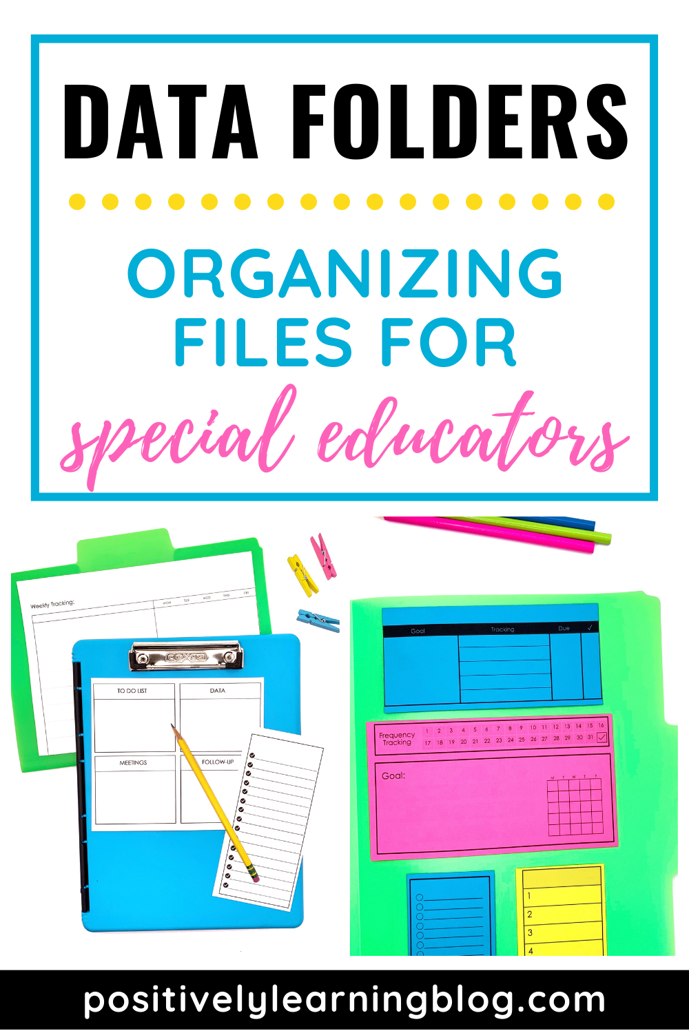 Data File Folder Organization - Positively Learning