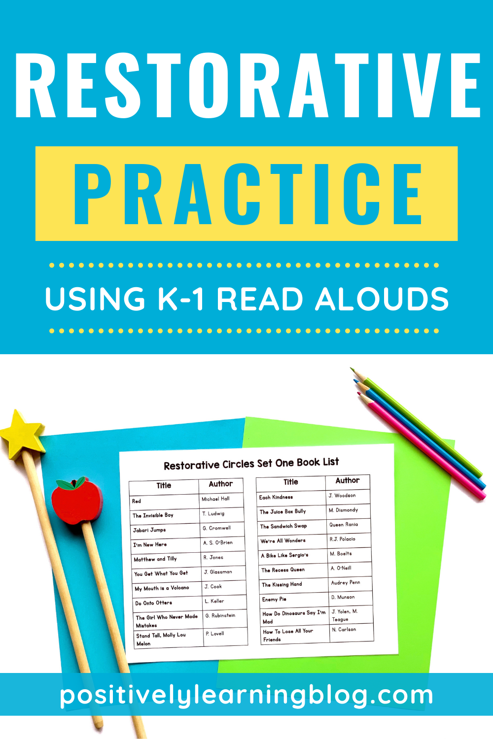 Restorative Practice Books - Positively Learning