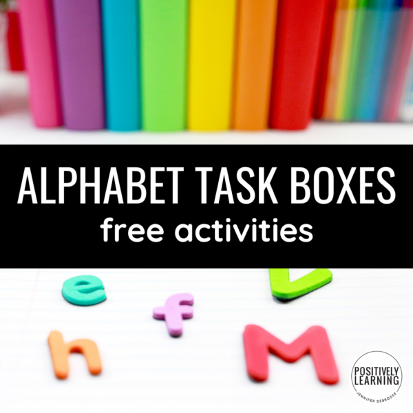 Free Alphabet Learning Activities - Positively Learning