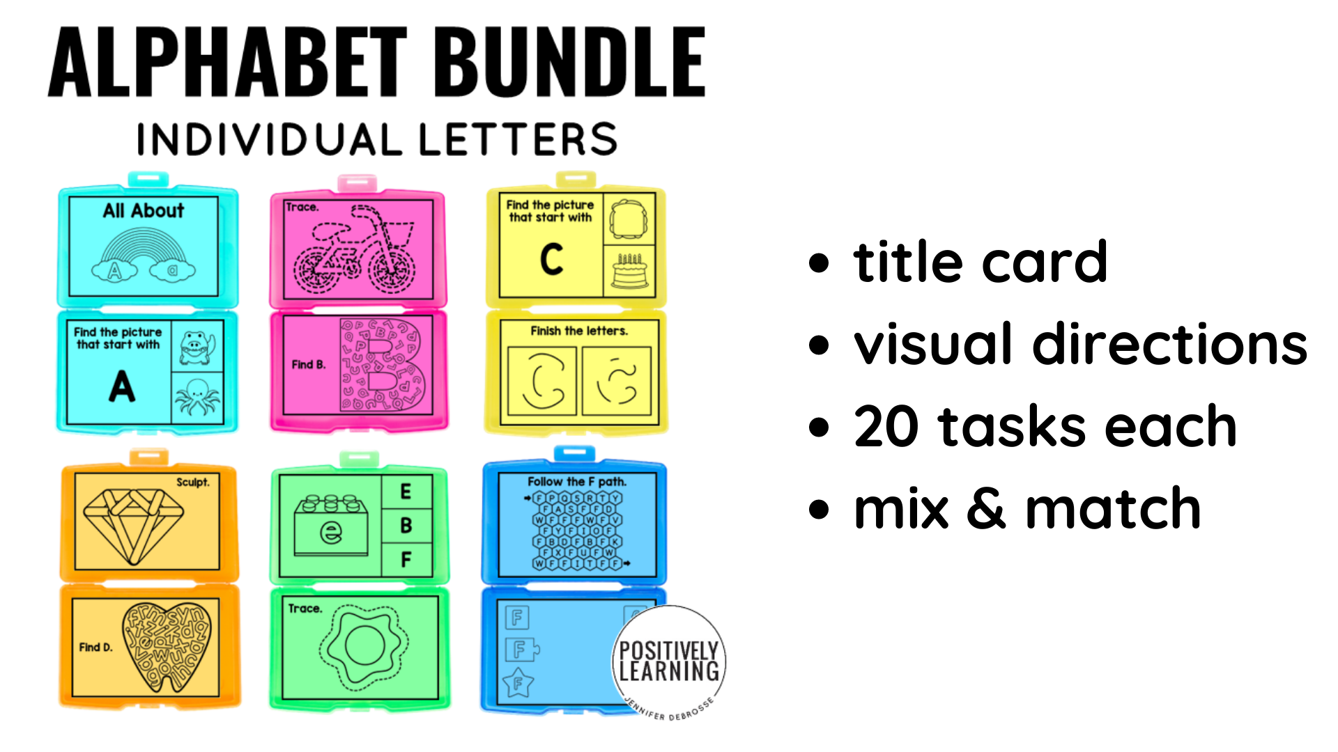 Free Alphabet Learning Activities - Positively Learning