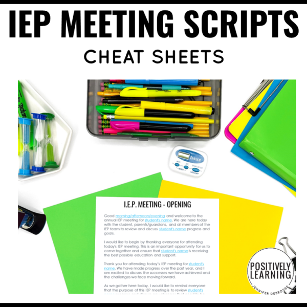 How to Run an IEP Meeting - Positively Learning