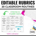 Classroom Routine Rubrics - Positively Learning