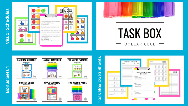 Task Boxes for Special Educators - Positively Learning