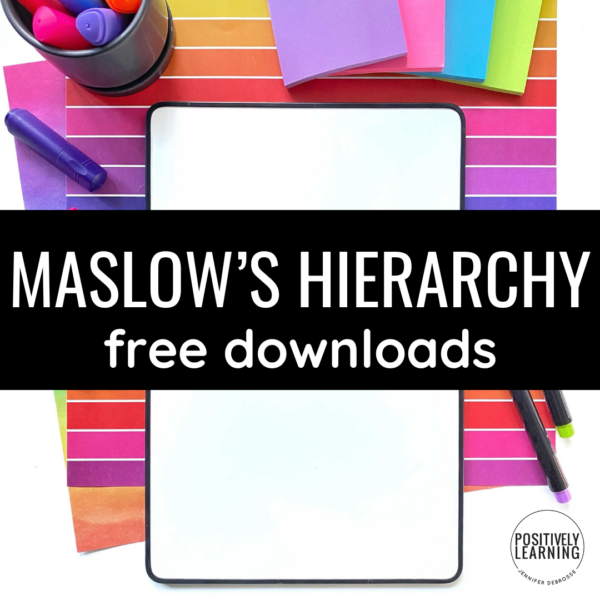 Maslow's Hierarchy of Needs Worksheet: Free Download - Positively Learning