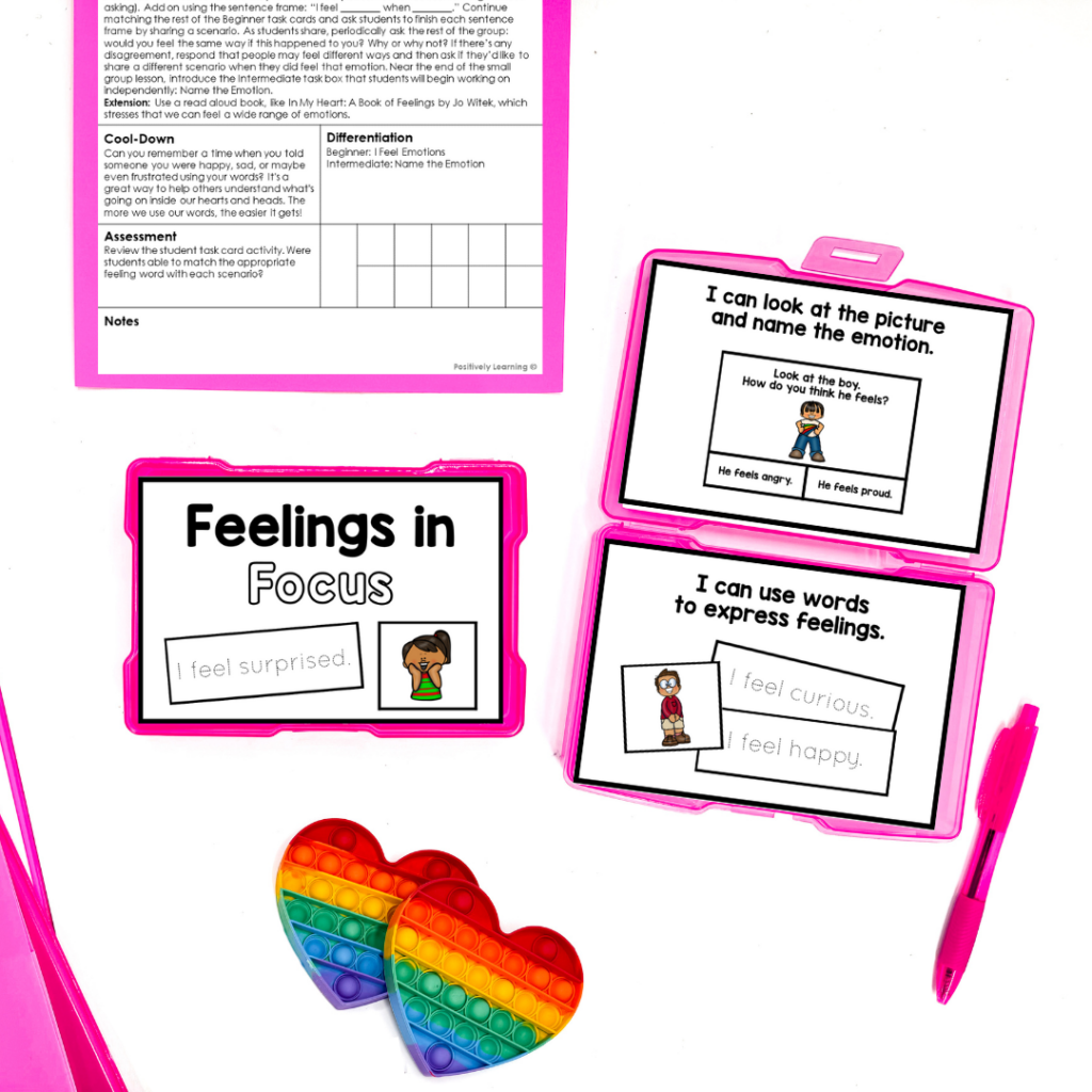 SEL Task Box Lesson Plans Toolkit - Positively Learning