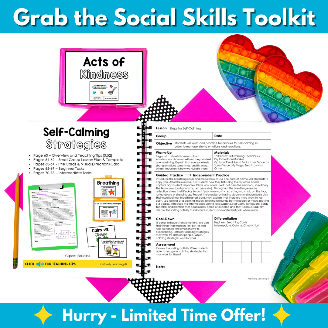 SEL Task Box Lesson Plans Toolkit - Positively Learning