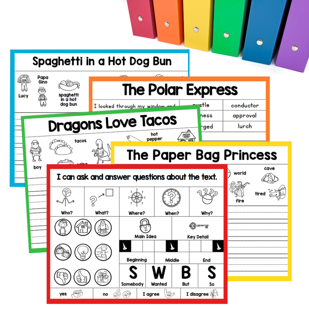 Book Companion Bundle with Visual Supports - Positively Learning