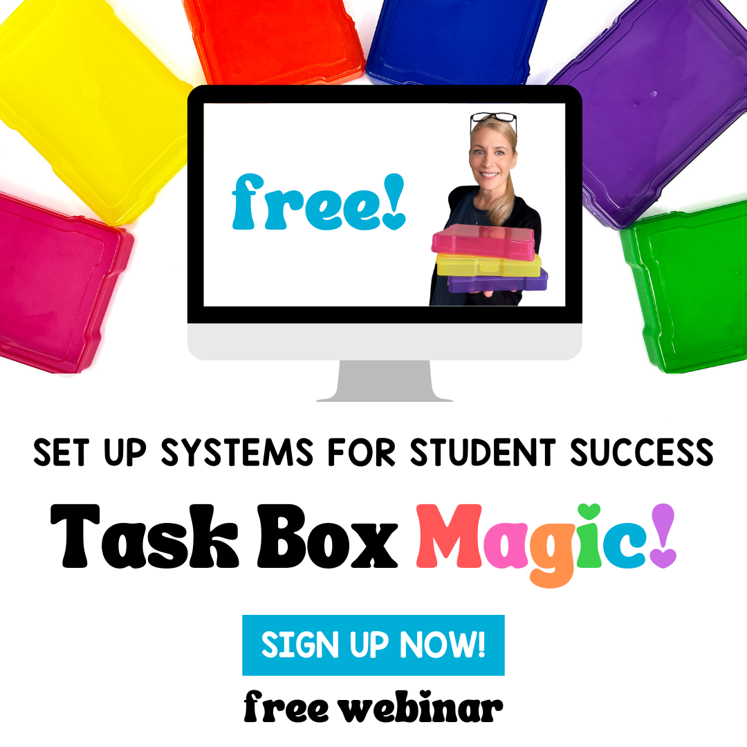 Free Webinar: Task Boxes for Special Educators - Positively Learning