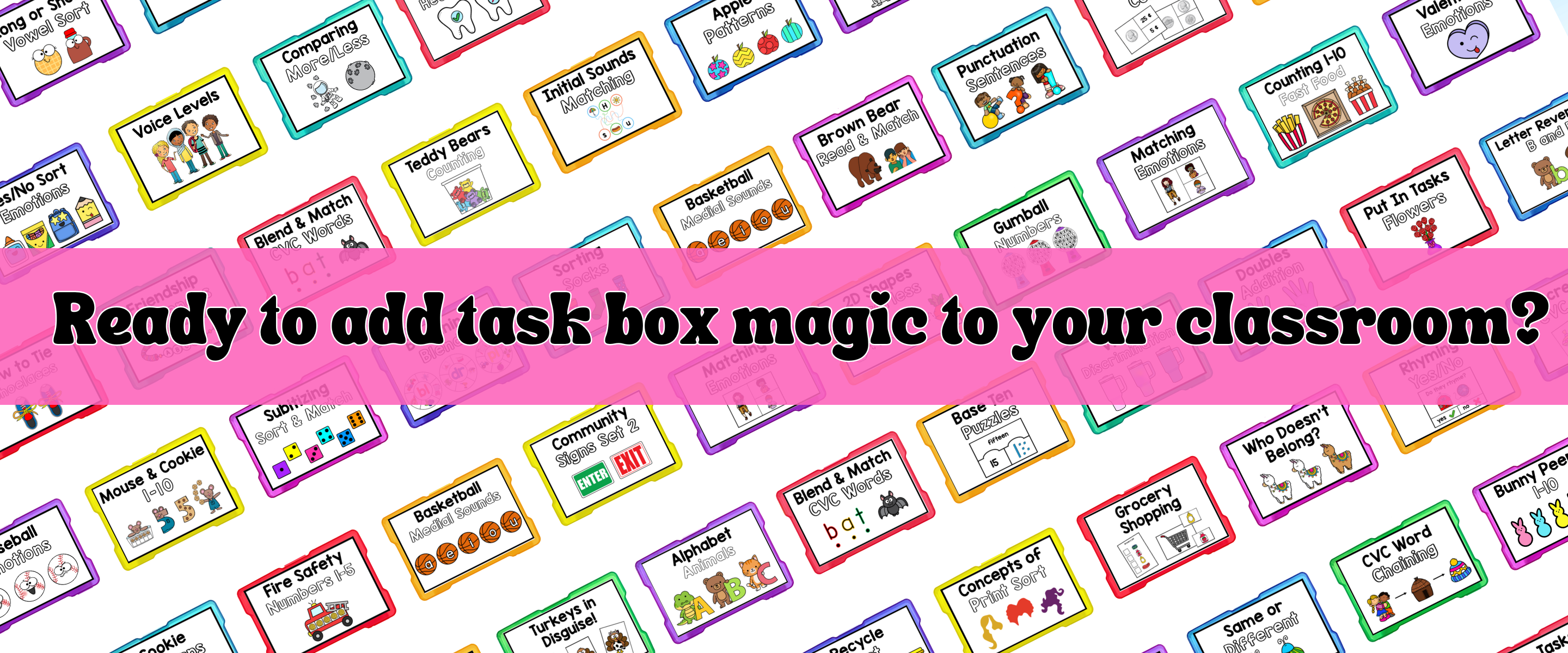 Task Boxes For Special Educators Positively Learning